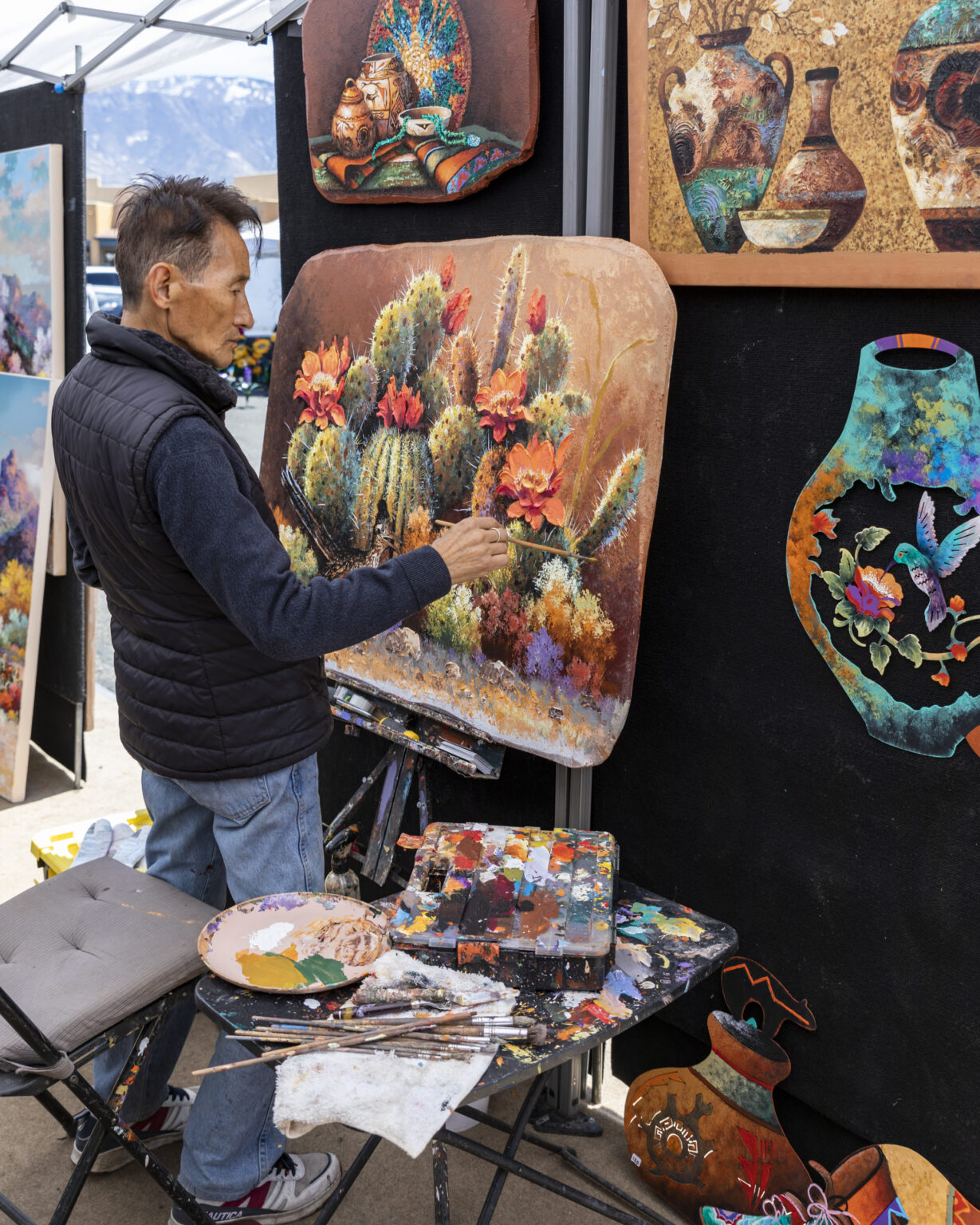 Oracle Plaza (southeast corner of Oracle and Orange Grove) – AZ Art Attack